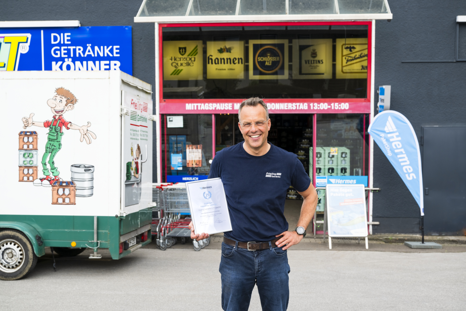 25 Jahre Hermes PaketShops: Betreiber*innen der ersten Stunde blicken ...